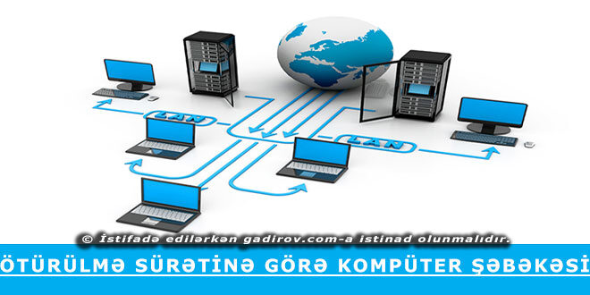 Ötürülmə sürətinə görə kompüter şəbəkəsinin növləri — videodərs